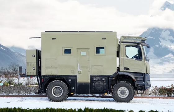 Mercedes Arocs K5 Flybridge Luxury RV - Heavy-Duty 4×4 Motorhome with ...